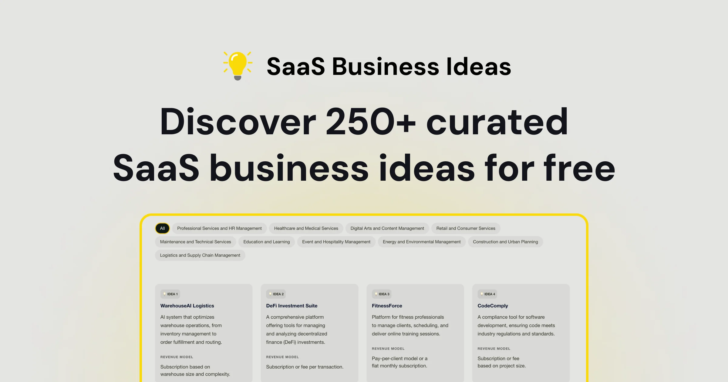 SaaS Business Ideas - Explore Free Ideas Online for Entrepreneurs